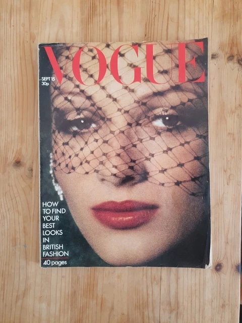 VOGUE SEPTEMBER 1973 Vintage Fashion Magazine £10.45 - PicClick UK