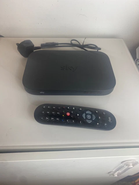 SKY Q MINI Box With Cables And Voice Remote £55.00 - PicClick UK