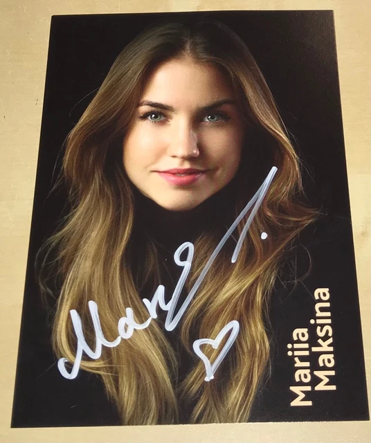 MARIIA MAKSINA ORIG. signierte Autogrammkarte Let‘s Dance Tänzerin ...