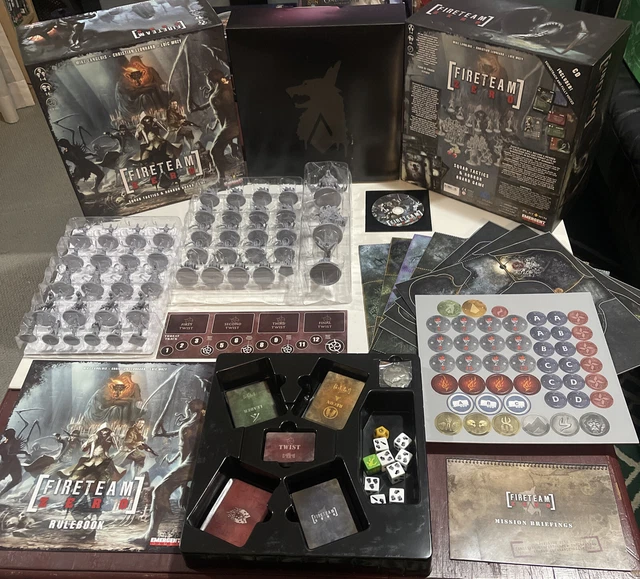 RARE! FIRETEAM ZERO Squad Tactics & Horror Game by Emergent Games (1-4 ...
