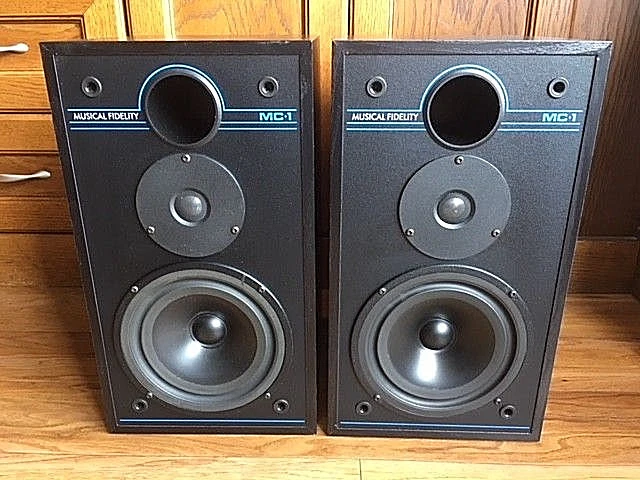 VERY RARE VINTAGE Musical Fidelity MC1 Hi-Fi Bookshelf Speakers £49.00 ...