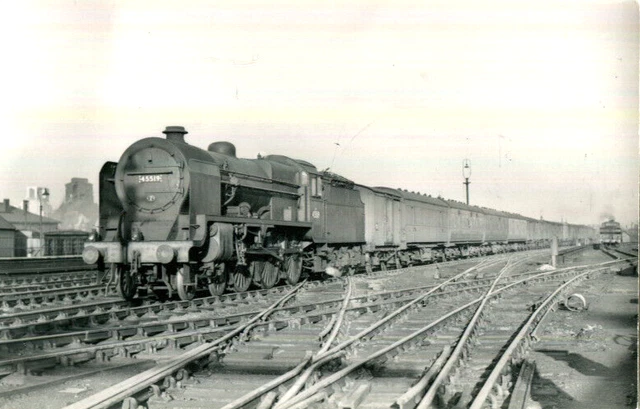 RAILWAY PHOTO BR Patriot Class No 45519 LADY GODIVA parcels train at ...