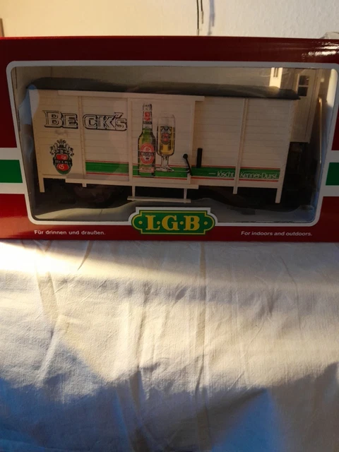 LGB 40260 Bierwagen mit Bremserhaus Spur G im Originalkarton EUR 9,99 - PicClick DE