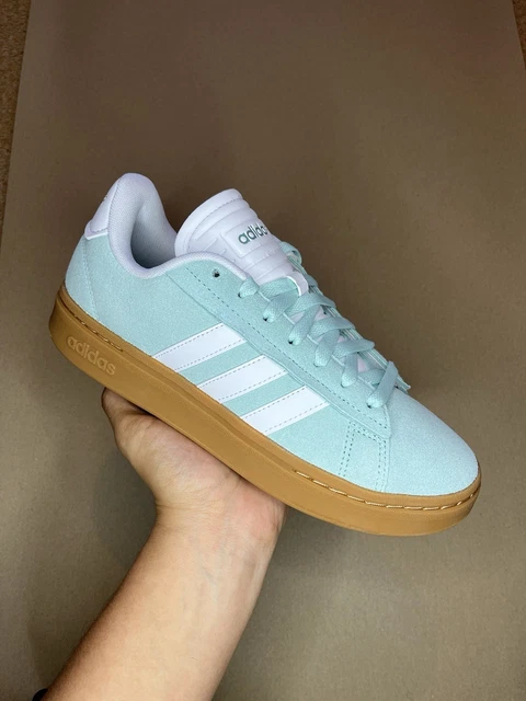 ADIDAS GRAND COURT Alpha semi flash aqua gum Uk6 Brand New ID8860 £49. ...