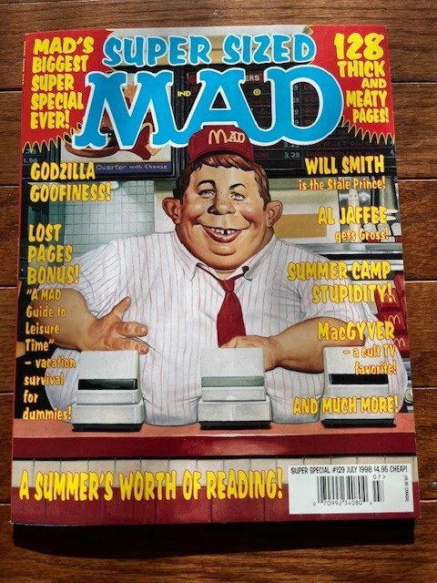 MAD MAGAZINE SUPER SIZED #129 Features- Will Smith as Fresh Prince ...