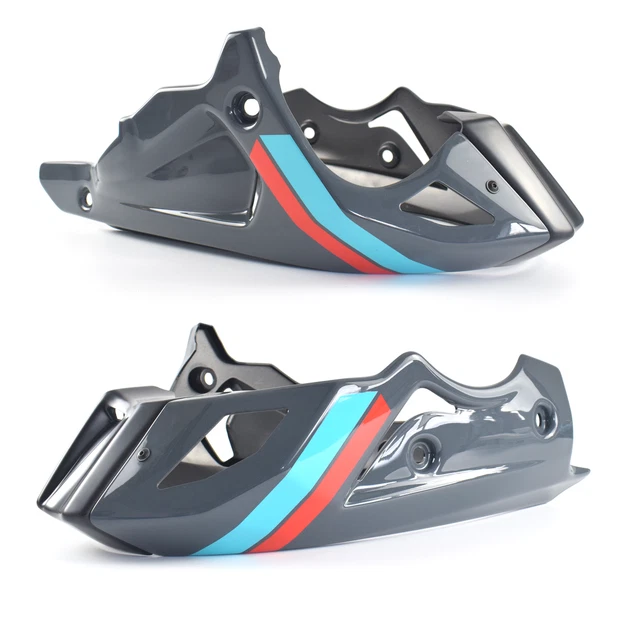 ERMAX VENTRE BOÎTIER Spoiler Carénage Cyan Storm Tricolore Yamaha MT-07 ...