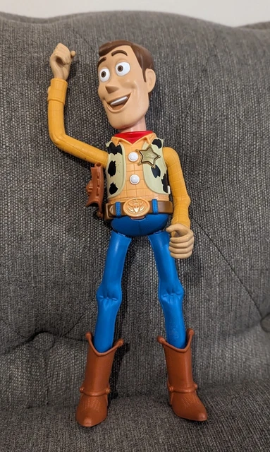 MATTEL DISNEY PIXAR Sheriff Woody Toy Story Talking Figure Push Button ...