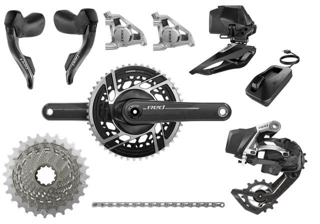 SRAM RED AXS E1, 2x12 Gruppe Modell 2025, Disc Flatmount, NEU EUR 3.427 ...