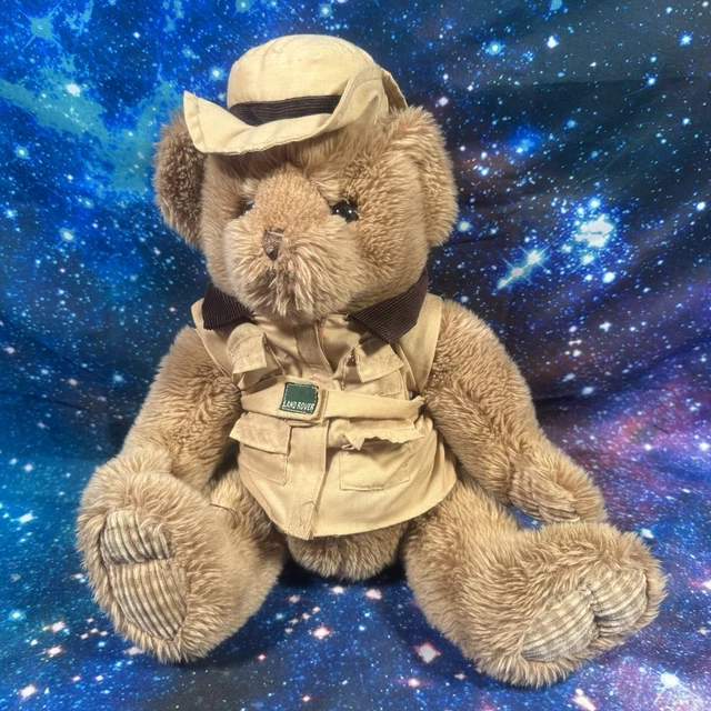 LAND ROVER SAFARI Explorer Plush Teddy Bear Soft Toy 12 inches Rare ...