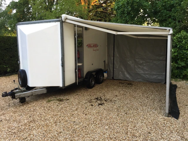 12'X6' BOX TRAILER with Roller Shutter and GH Awning, Suit Karting ...