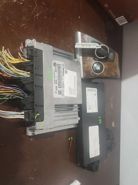 BMW E70 X5 series 4.8i N62N ENGINE SET ECU COMPUTER DME MODULE CAS3 ...