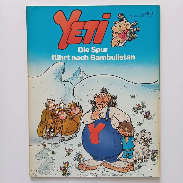 YETI, BAND 1 (1983) Die Spur führt nach Bambulistan, Fink Kümmerly Frey ...