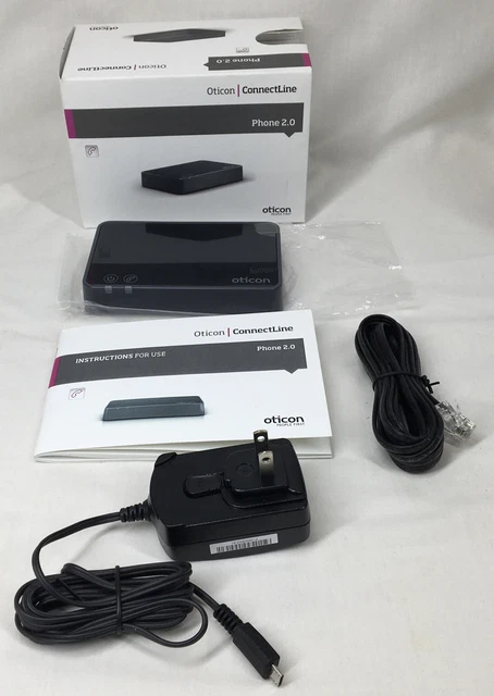 ADAPTATEUR TÉLÉPHONIQUE OTICON ConnectLine 2.0 pour aides auditives ...