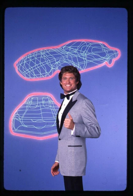 DAVID HASSELHOFF KNIGHT Rider KITT car blueprint Rare Original 35mm ...