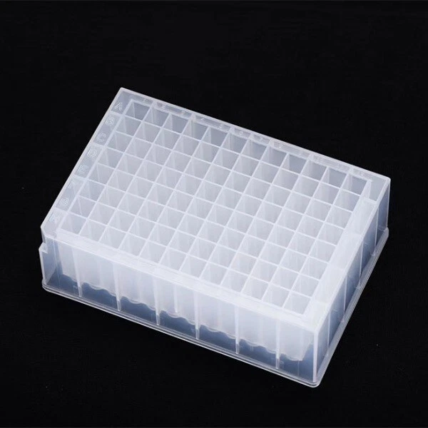 BOX OF 25 PERKIN ELMER PP STORAGE PLATE, 96-WELL V-BOTTOM, 2ML (25 ...