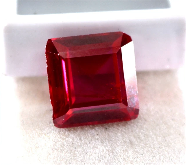11.50 CT CERTIFIÉ Naturel Burma Mines Rubis Rouge VVS Aa + Coupe ...