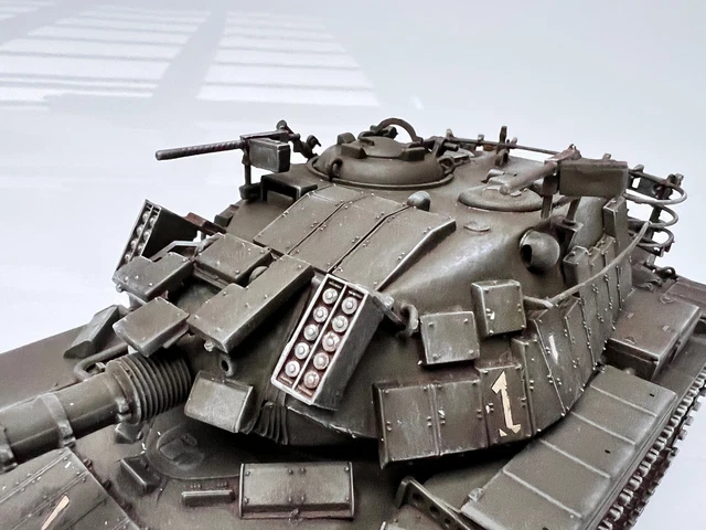 1:35 ISRAEL IDF M48/105 ISR MBT Panzer Tank Tamiya Model Kit gebaut pro ...