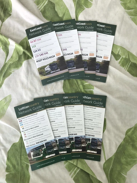 EDINBURGH BUS TIMETABLES/ Guides £6.50 - PicClick UK