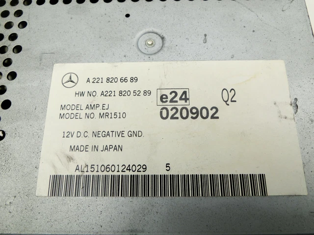 AMPLIFIER POWER AMPLIFIER sound system for Mercedes W221 S320 05-09 ...