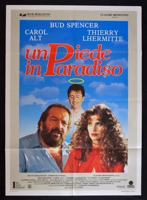 MANIFESTO UN PIEDE IN PARADISO bud spencer carol alt thierry lhermitte ...