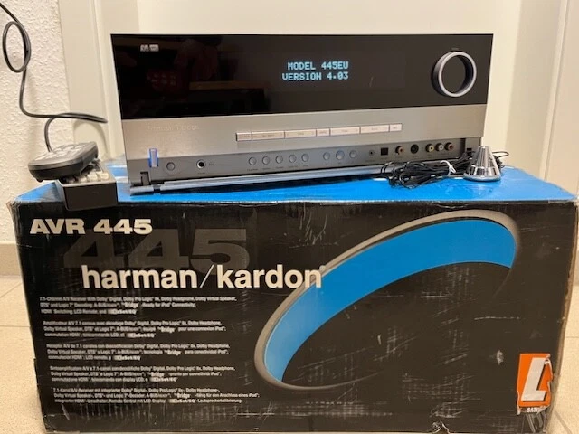 HARMAN KARDON AVR 445 Surround Receiver defekt an Bastler EUR 10,00 ...
