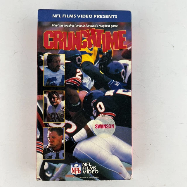 NFL FILMS FOOTBALL Crunchtime VHS Video Tape Vintage Toughest Players £ ...