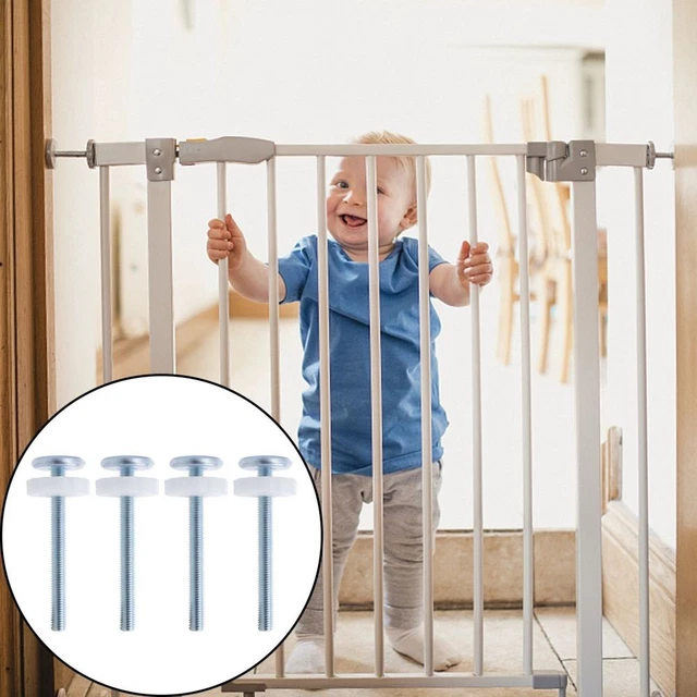 4 PCS STAIR Gate Parts Pressure Fit Safety Child Playpen Screws $37.52 ...