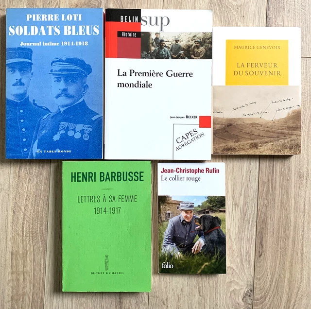 LOT DE 5 Livres Sur La Premiere Guerre Mondiale 14-18 / Ww1 / 1914 ...