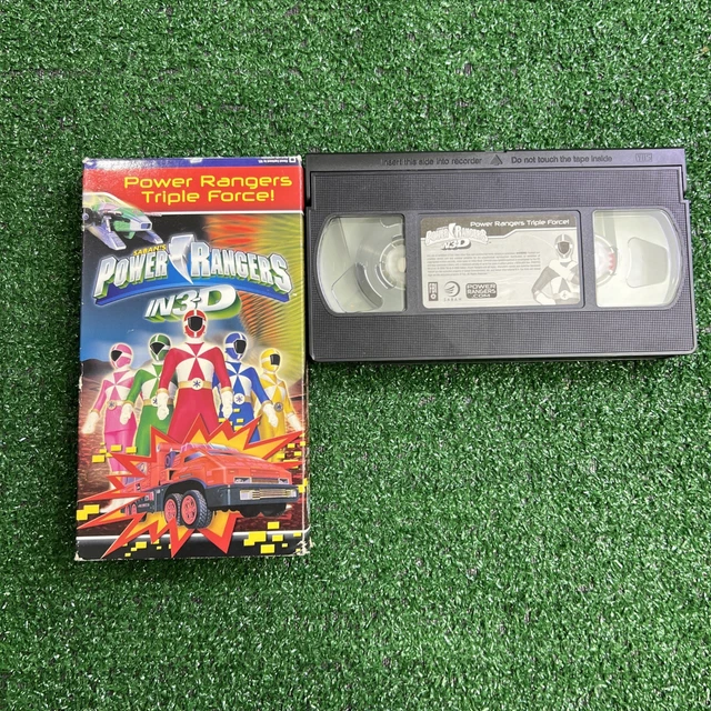 POWER RANGERS IN 3D Triple Force! Lightspeed Rescue VHS Rare 2000 £16. ...