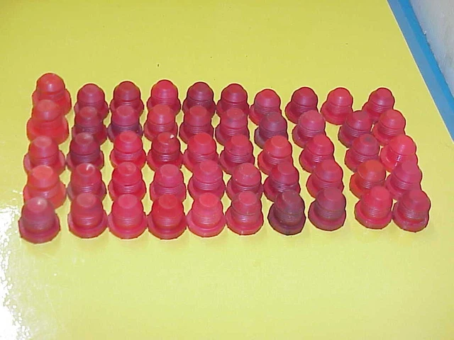 50 CAPLUGS -12 AN Plastic Threaded Plugs for Flared JIC Fittings PD-120 ...