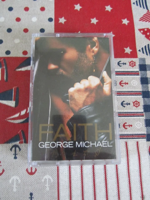 GEORGE MICHAEL FAITH Original 1987 Epic Paper Label Audio Cassette ...