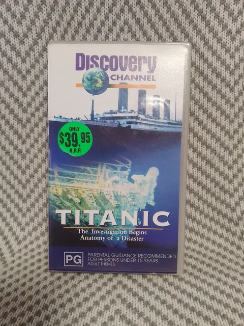 TITANIC DISCOVERY CHANNEL The Investigation 1997 VHS Tape Vintage ...
