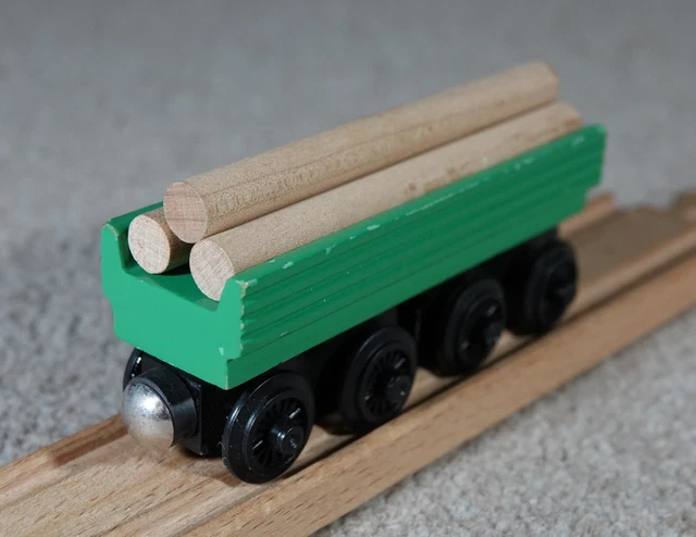 HENRY'S FOREST LOG CAR 1994 with Logs for Brio Thomas & Friends LC99051 ...