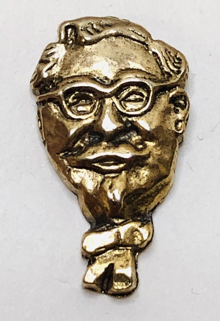 VINTAGE KENTUCKY FRIED Chicken KFC Colonel Sanders Tie Tac / Lapel Pin ...