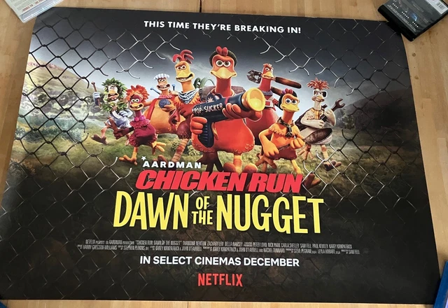 CHICKEN RUN: DAWN Of The Nugget UK quad cinema poster (Aardman) EUR 17 ...