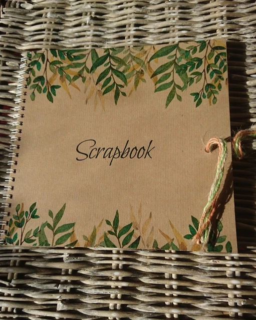 HANDMADE SCRAPBOOK MEMORY Book Album Wedding Holiday Story can ...