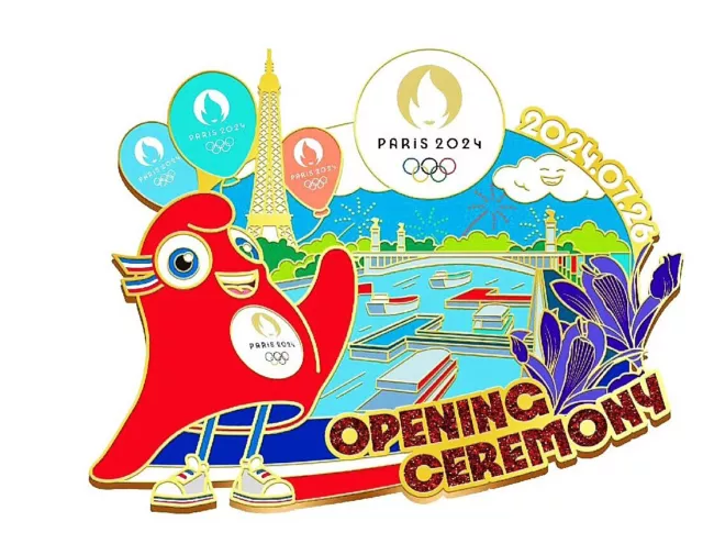 OFFICIAL AUTHENTI 2024 Paris Olympics Opening Ceremony Medal Badge £41. ... OFFICIAL AUTHENTI 2024 Paris Olympics Opening Ceremony Medal Badge £41. ...