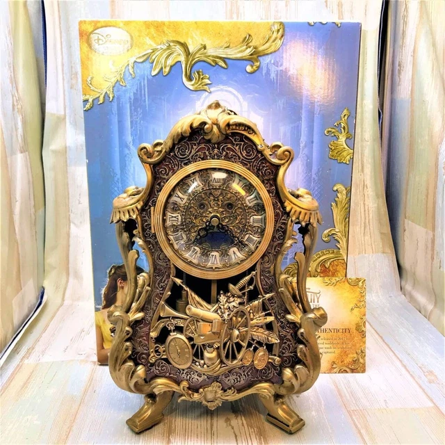 DISNEY BEAUTY AND the Beast Live Action Movie Limited Edition Cogsworth ...