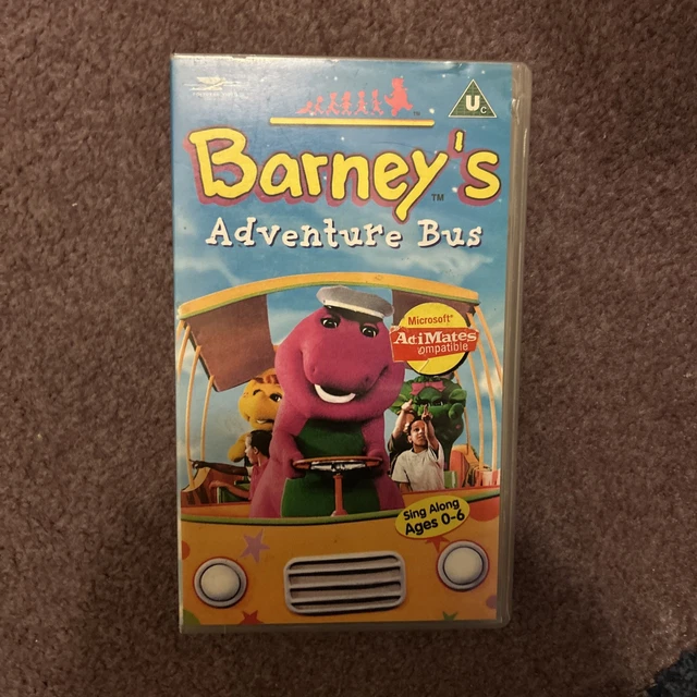 BARNEY’S ADVENTURE BUS VHS Tape 1999 £3.79 - PicClick UK