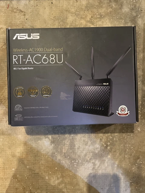 ASUS RT-AC68U DUAL-BAND Wireless-AC1900 Gigabit Wi-Fi Router $64.99 ...