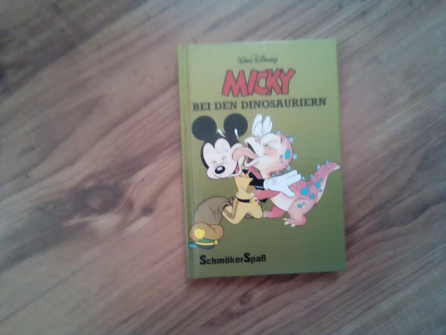 WALT DISNEY KINDERBUCH Micky bei den Dinosauriern Vorlesebuch , 1992 ...