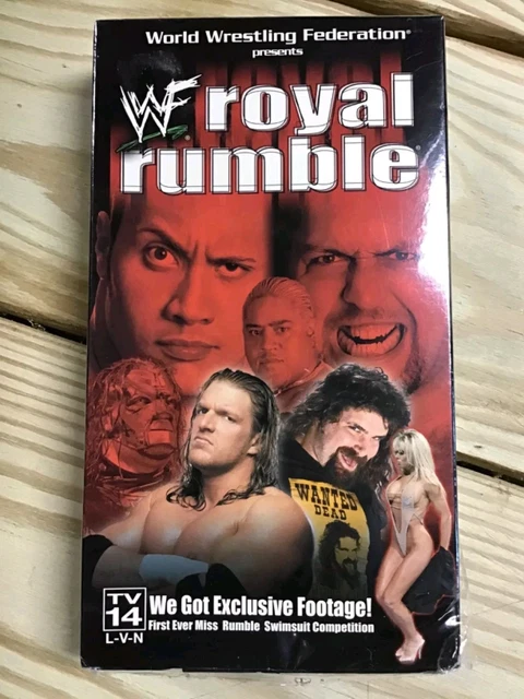 WWF WWF ROYAL Rumble 2000 VHS Wrestling Video Tape The Rock Triple H ...