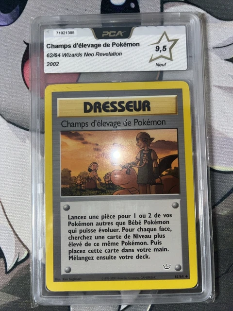 CARTE POKÉMON - Champs d'élevage de Pokémon 62/64 - Neo Révélation EUR ...