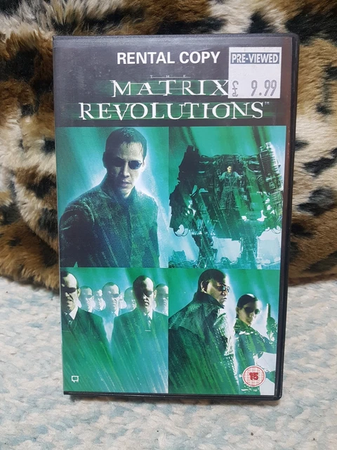 THE MATRIX REVOLUTIONS Ex Rental Big Box Vhs Tape £5.00 - PicClick UK
