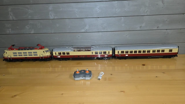 BLUEBRIXX RHEINGOLD ZUG (8w) Lok mit 2 Wagen motorisiert EUR 135,00 ...