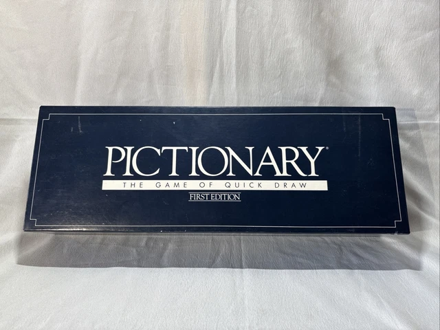 VINTAGE PICTIONARY GAME First Edition COMPLETE 1985 Classic Drawing ...