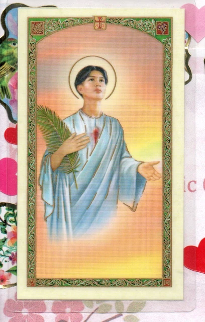 SAN PEDRO CALUNGSOD with Prayer to St Pedro - Laminated Holy Card $2.18 ...
