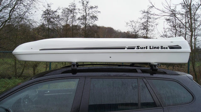 GERÄUMIGE STABILE PREMIUM Dachbox aus GFK Big Malibu WEISS von MOBILA ...