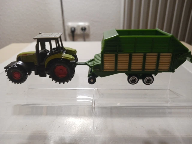 LOT SIKU 0859+1846 : tracteur/tracteur avec chariot de chargement, 1:87 ...