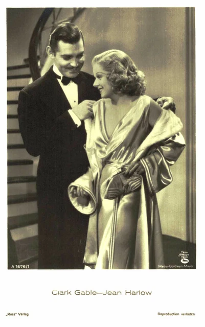 JEAN HARLOW-GABLE ORIGINAL Ross Carte Postale Numéro 5001 EUR 7,56 ...